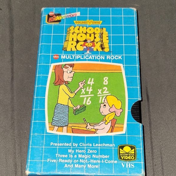 Media | Schoolhouse Rock Multiplication Rock Vhs | Poshmark
